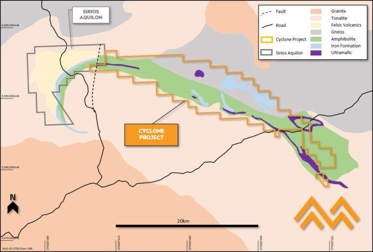 Cyclone Lithium Project – Megado Minerals Limited